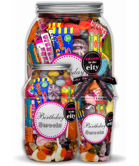 Birthday Sweets | Giant Jar from Sweets in the City