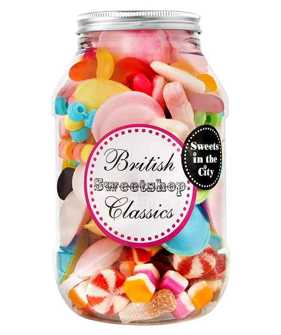 British Sweetshop Sweets Gift Jar | Sweets in the City